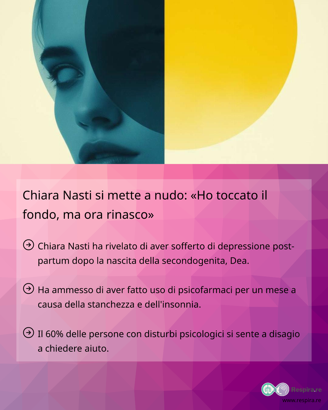 Chiara Nasti si mette a nudo: «Ho toccato il fondo, ma ora rinasco ...