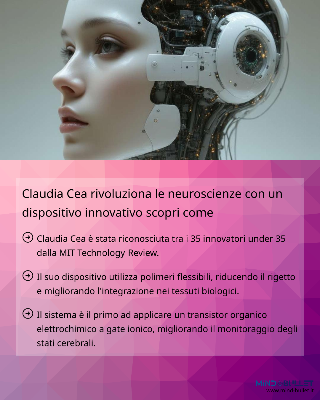 Claudia Cea rivoluziona le neuroscienze con un dispositivo innovativo ...
